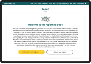 Reporting on progress - SME Climate Hub